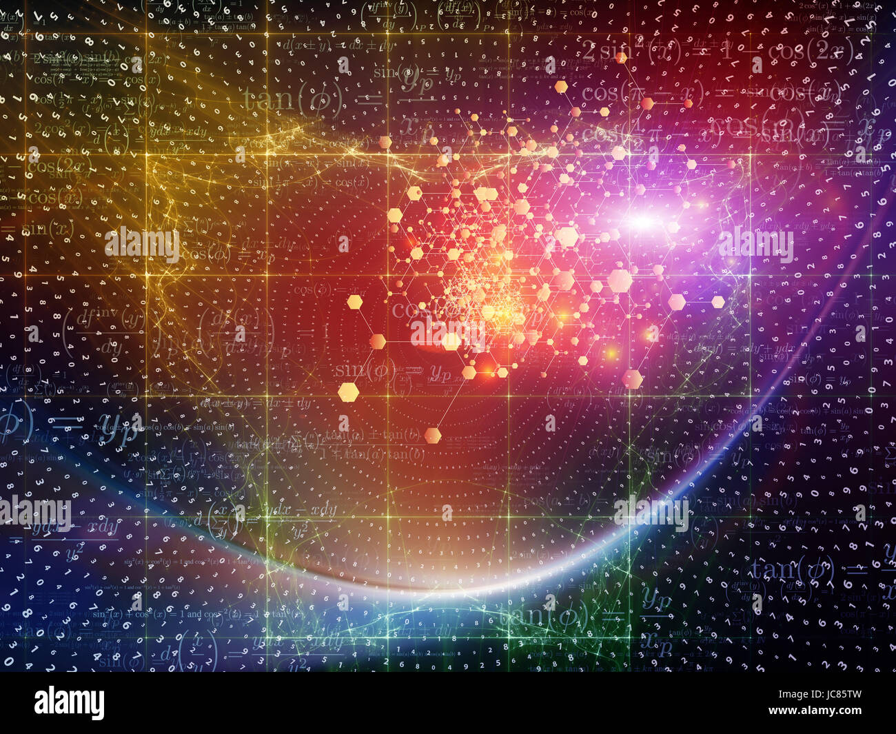 Particle Geometry series. Design composed of particles, math and design ...