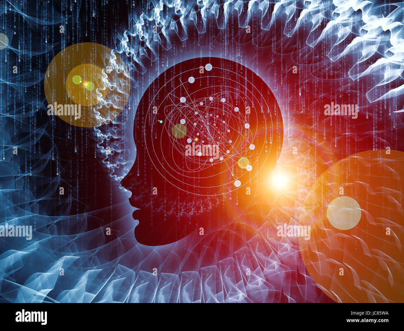 Mind Geometry series. Interplay of Human profile, math and design ...