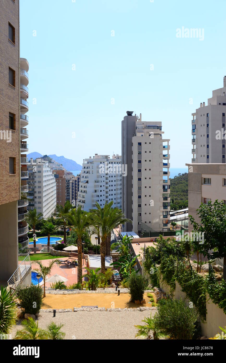 benidorm,cala finestrat,house facade,spain Stock Photo - Alamy