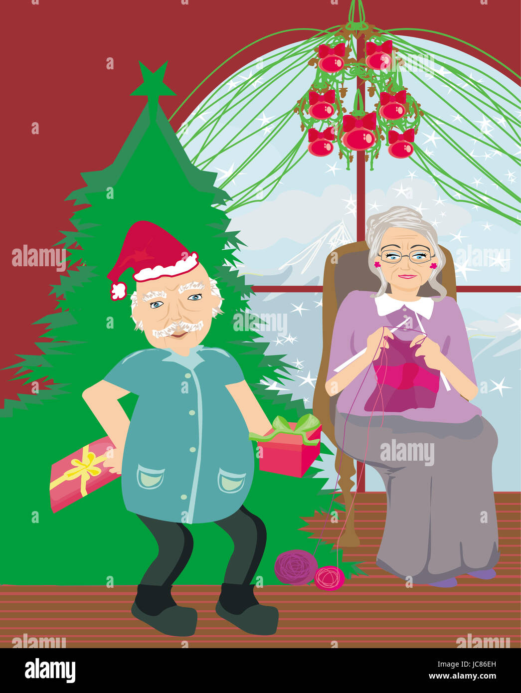 Senior couple spending holidays hi-res stock photography and images - Alamy