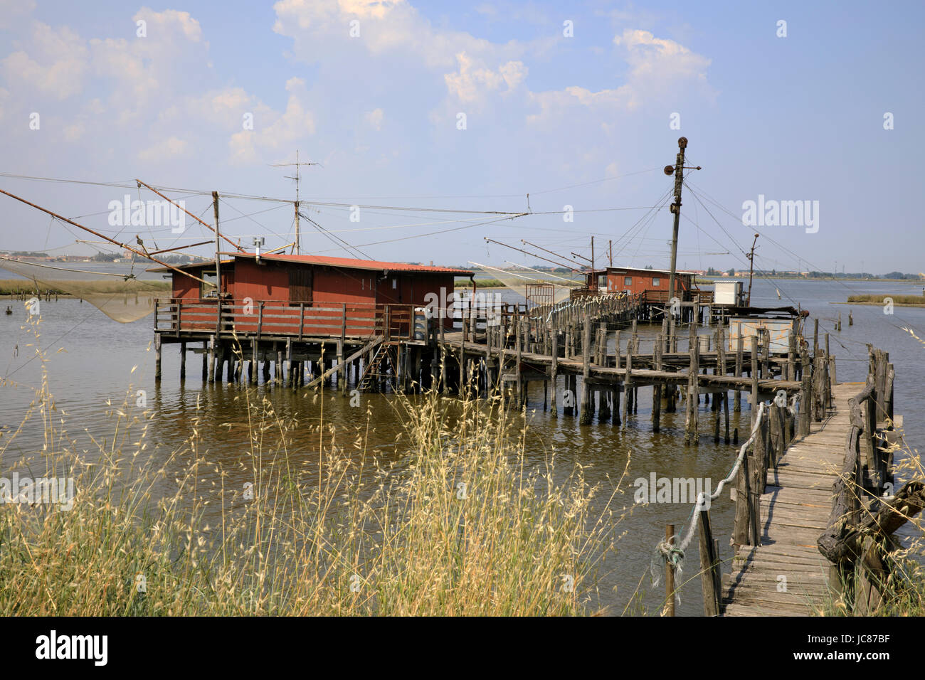 Comacchio, Po river, Delta Regional Park, Emilia Romagna, Italy Stock ...