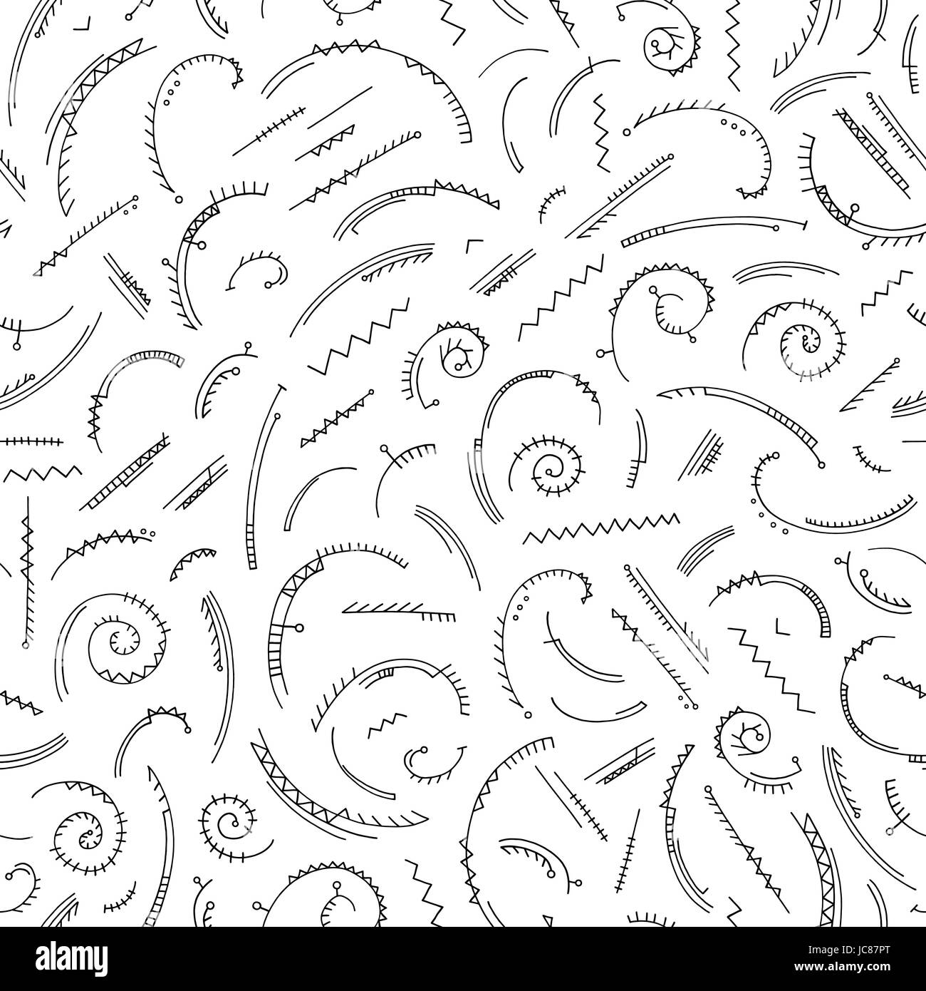 Vector memphis wallpaper Black and White Stock Photos & Images - Alamy