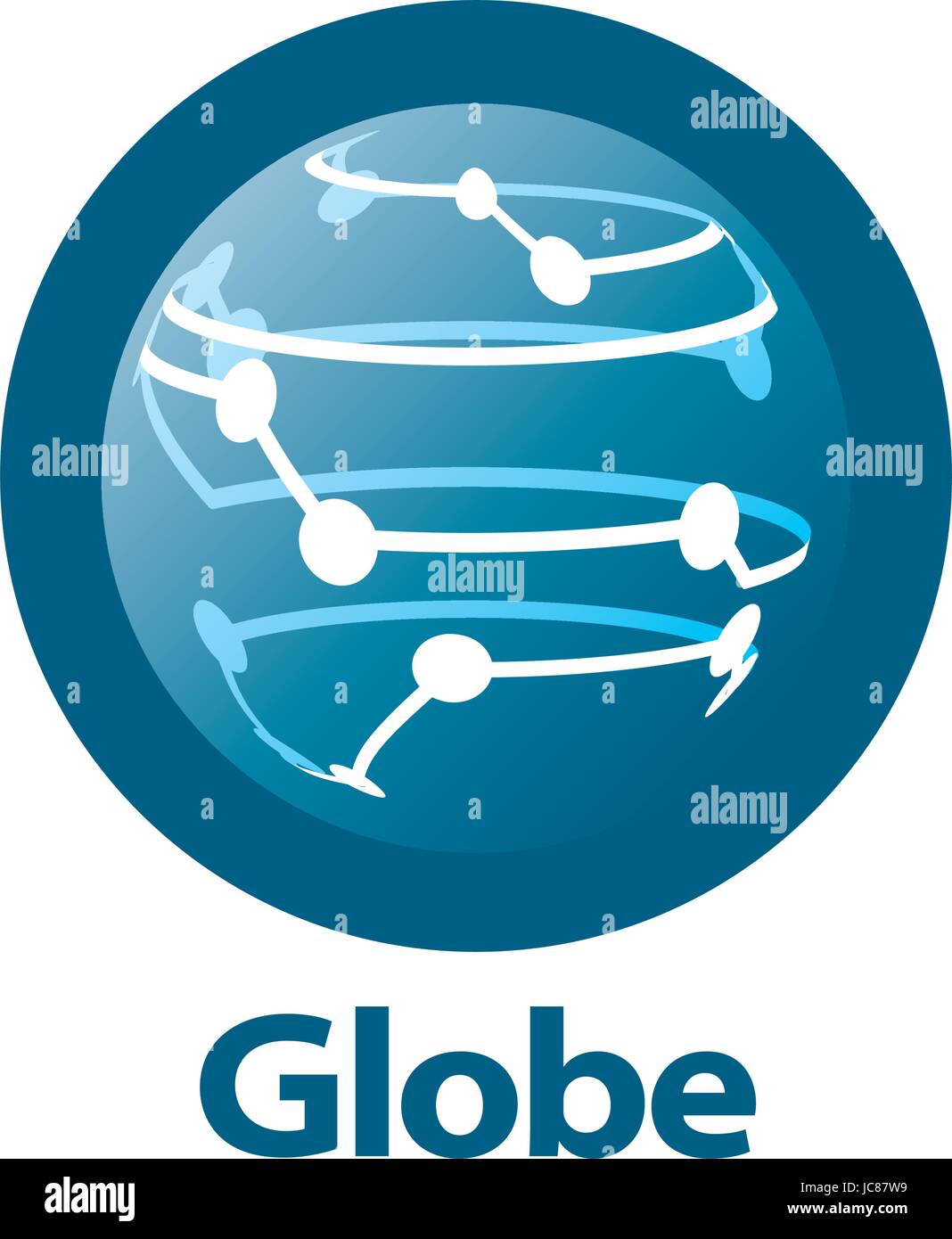 template logo design globe. Vector illustration icon Stock Vector Image ...