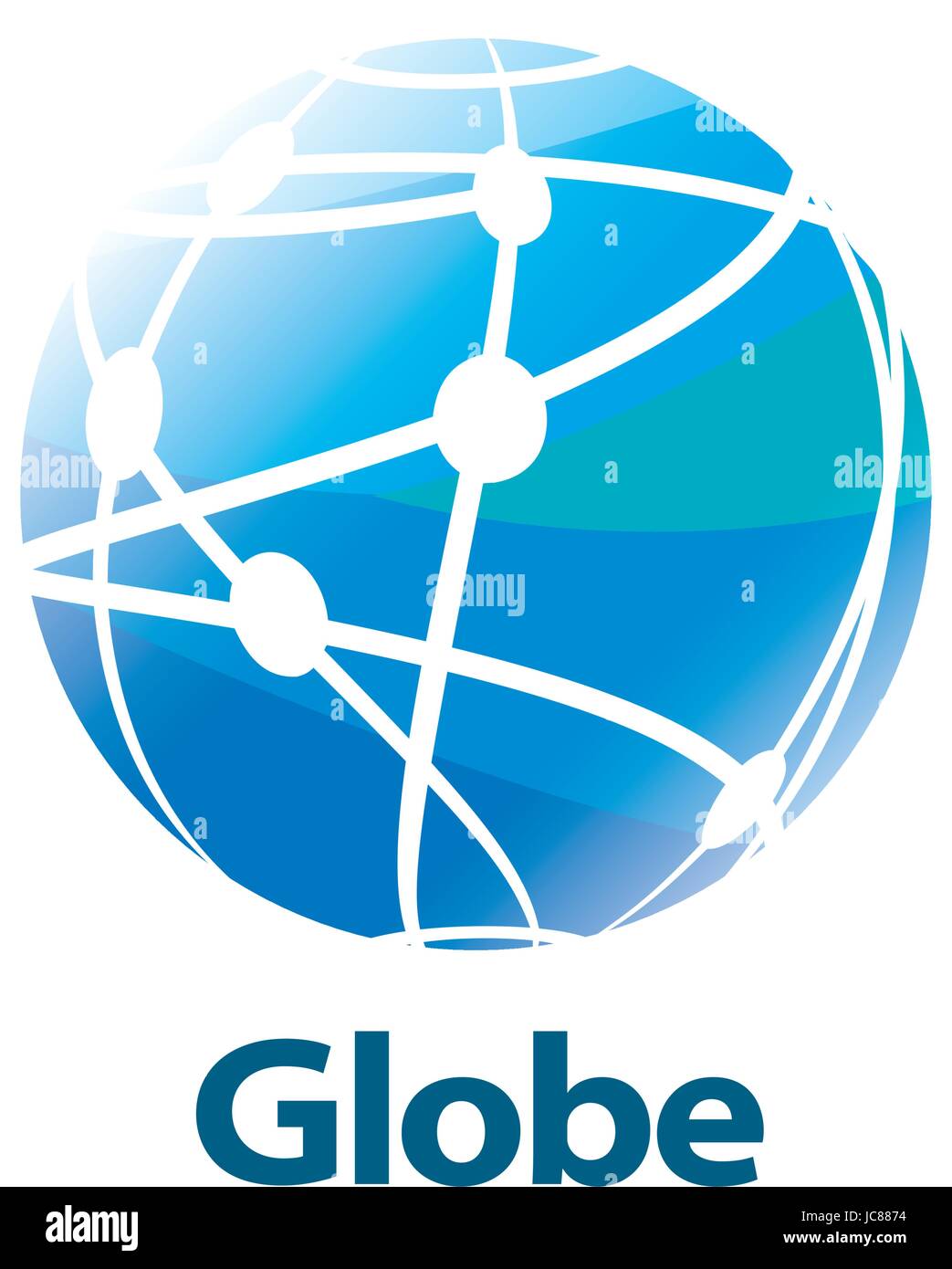 template logo design globe. Vector illustration icon Stock Vector Image ...
