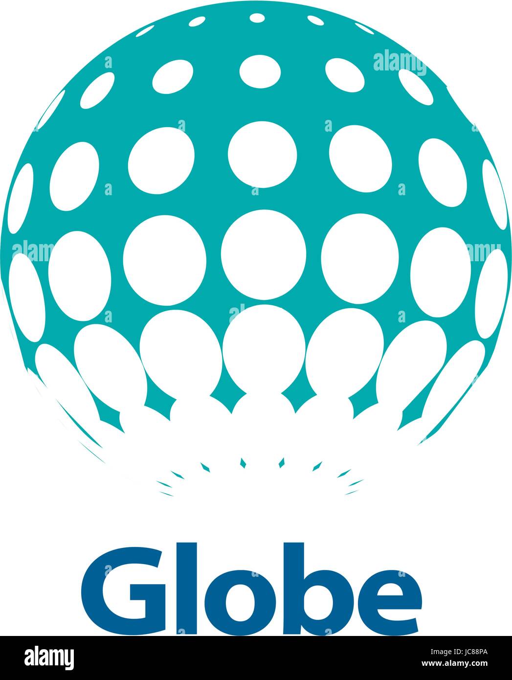 template logo design globe. Vector illustration icon Stock Vector Image ...