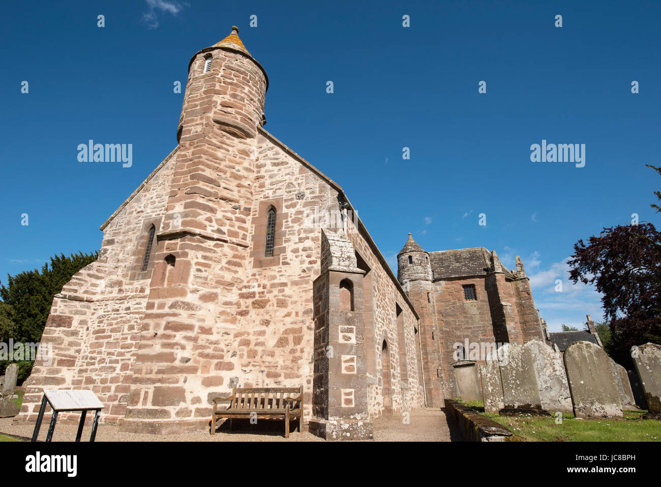 The Kirk of Saint Ternan, Arbuthnott, Aberdeenshire, Scotland Stock ...