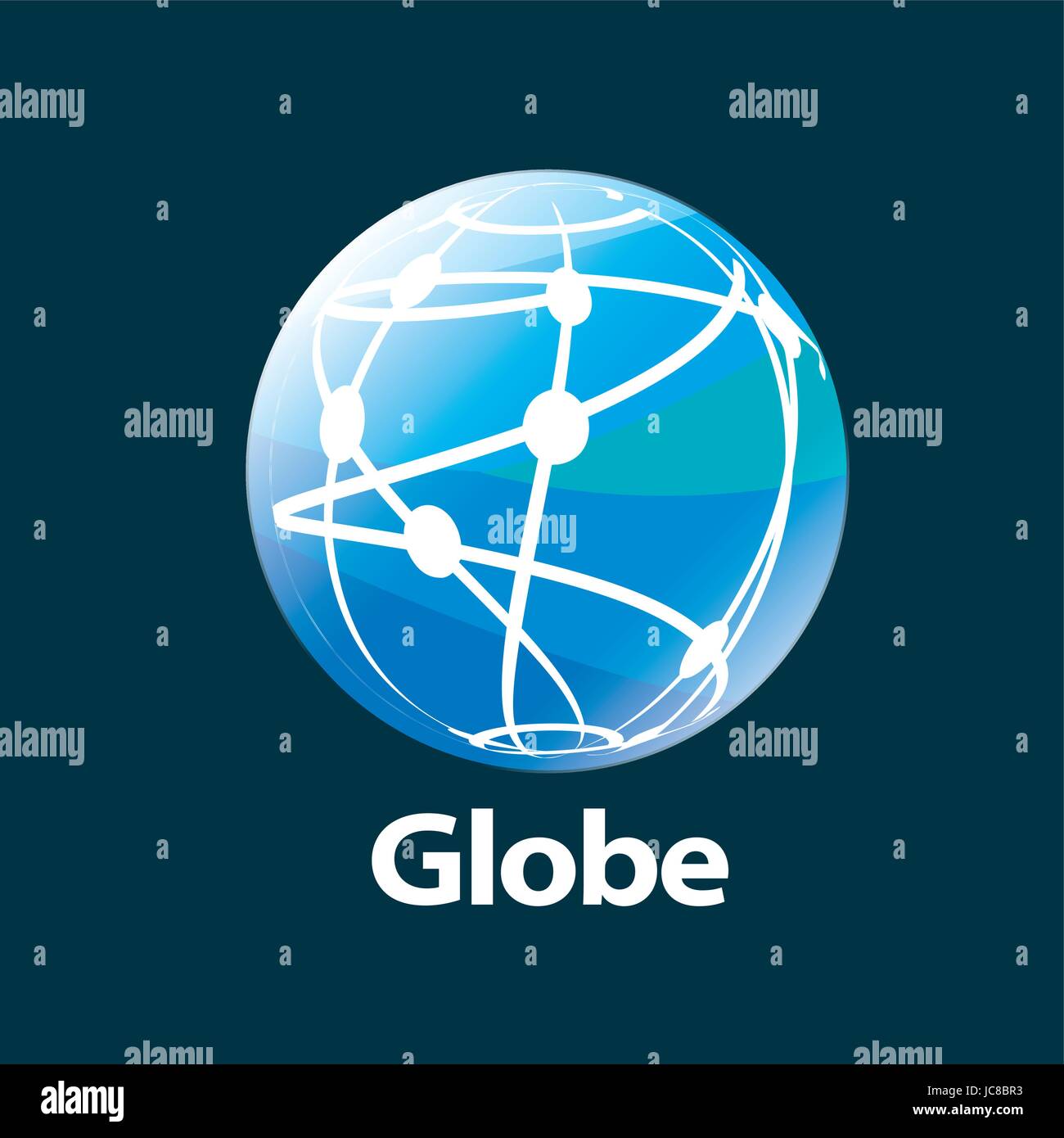 template logo design globe. Vector illustration icon Stock Vector Image ...