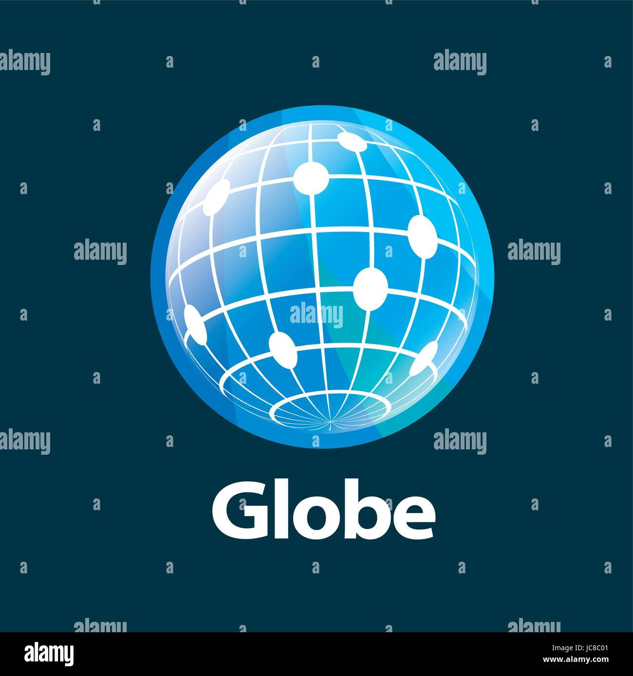 template logo design globe. Vector illustration icon Stock Vector Image ...
