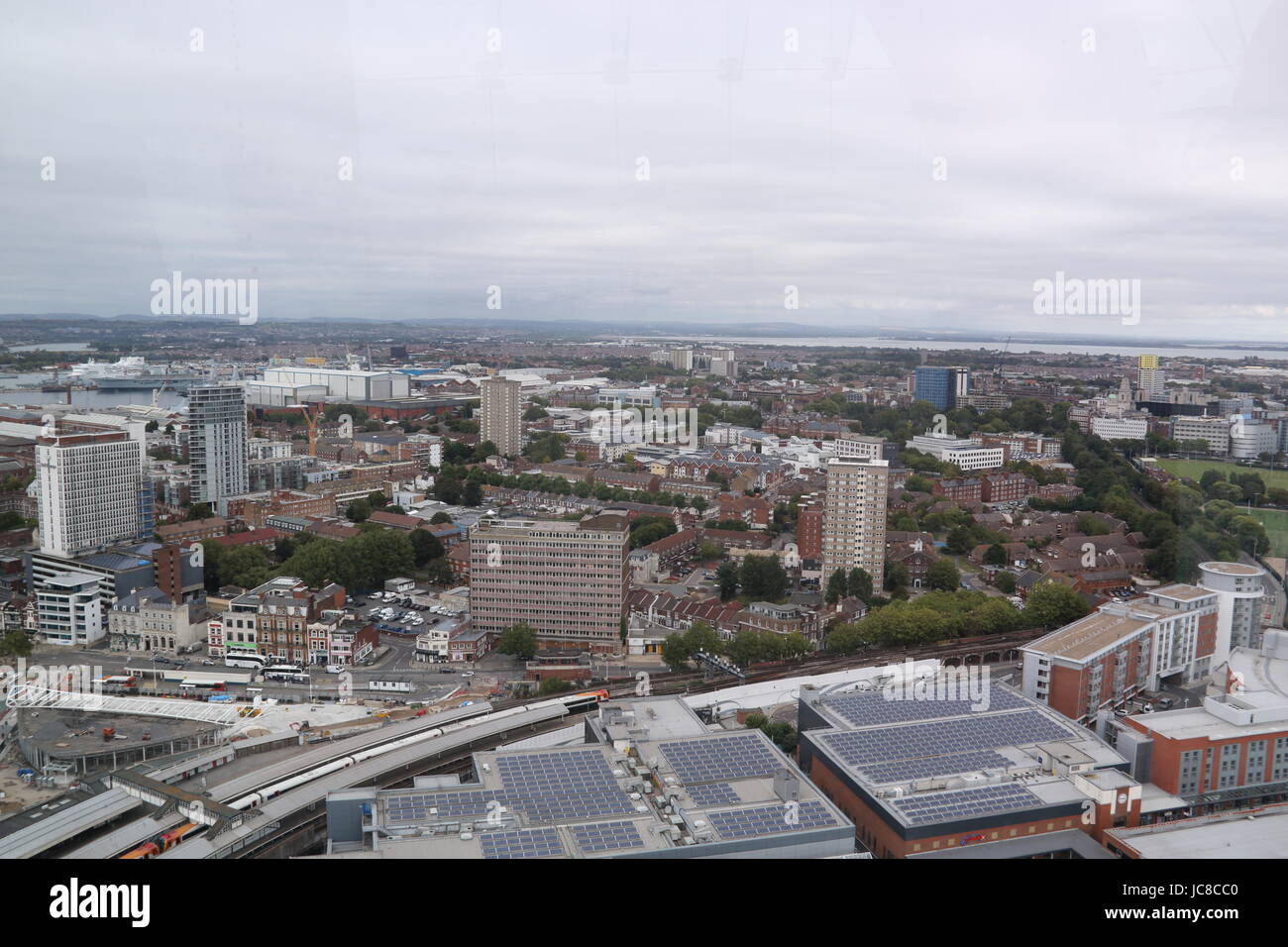 View from Spinnaker Tower,Portsmouth,UK Stock Photo - Alamy