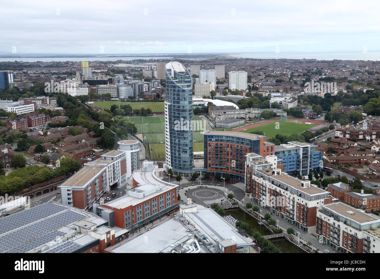 View from Spinnaker Tower,Portsmouth,UK Stock Photo - Alamy