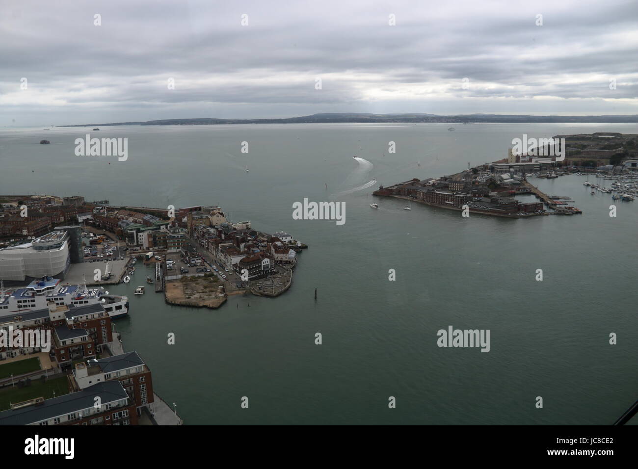 View from Spinnaker Tower,Portsmouth,UK Stock Photo - Alamy