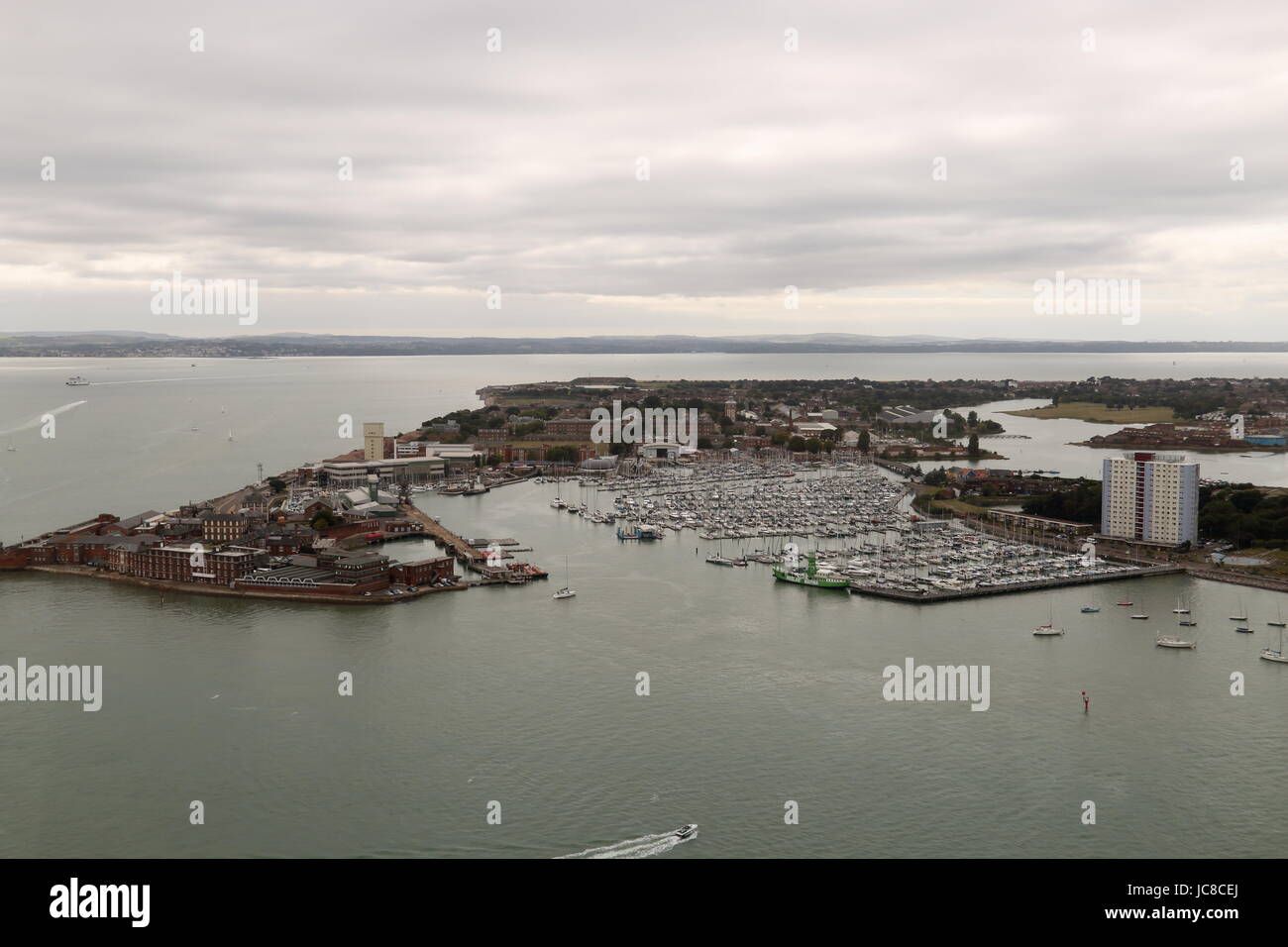 View from Spinnaker Tower,Portsmouth,UK Stock Photo - Alamy