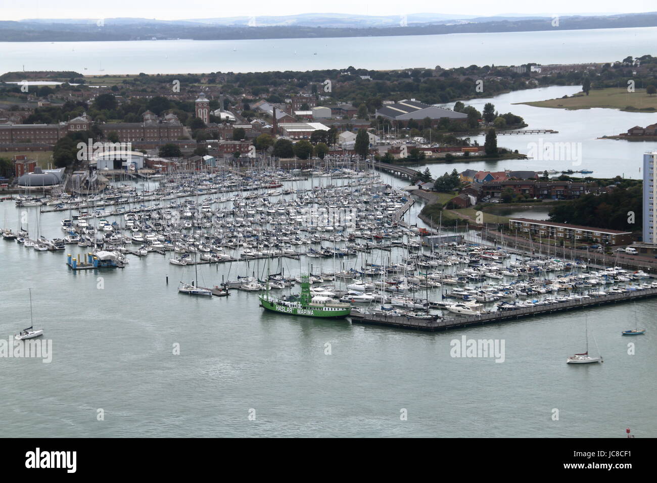 View from Spinnaker Tower,Portsmouth,UK Stock Photo - Alamy