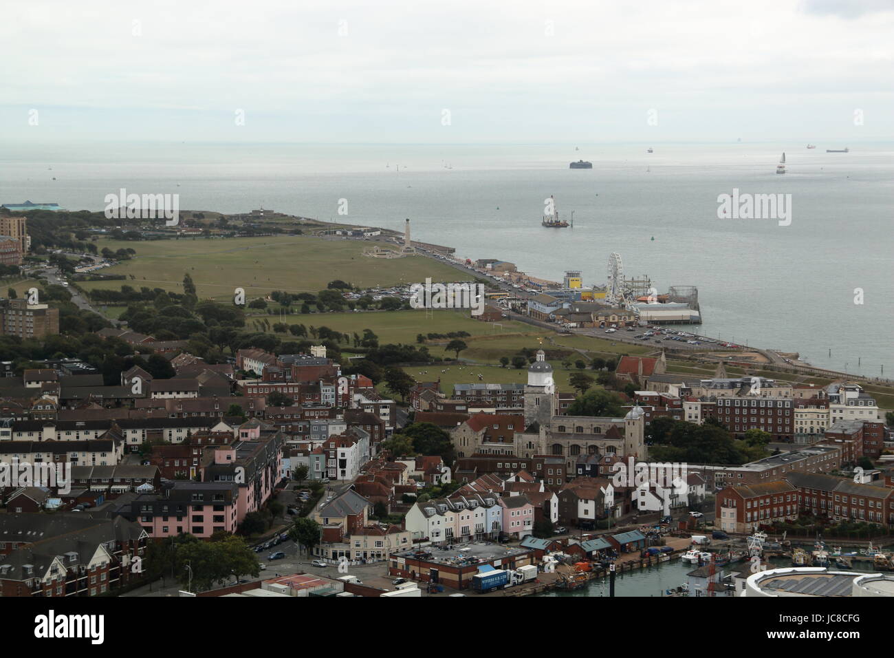 View from Spinnaker Tower,Portsmouth,UK Stock Photo - Alamy