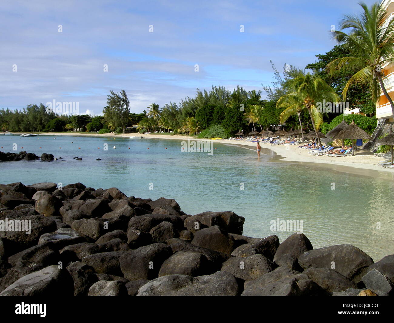 Grand Baie Beach Mauritius Stock Photo - Alamy