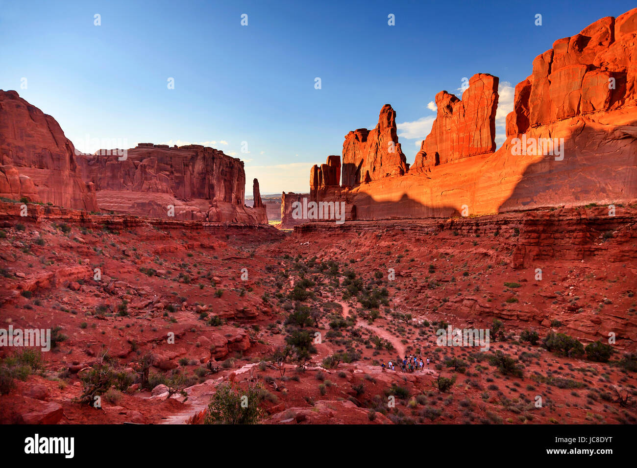 Park Avenue Section Arches National Park Moab Utah USA Southwest ...