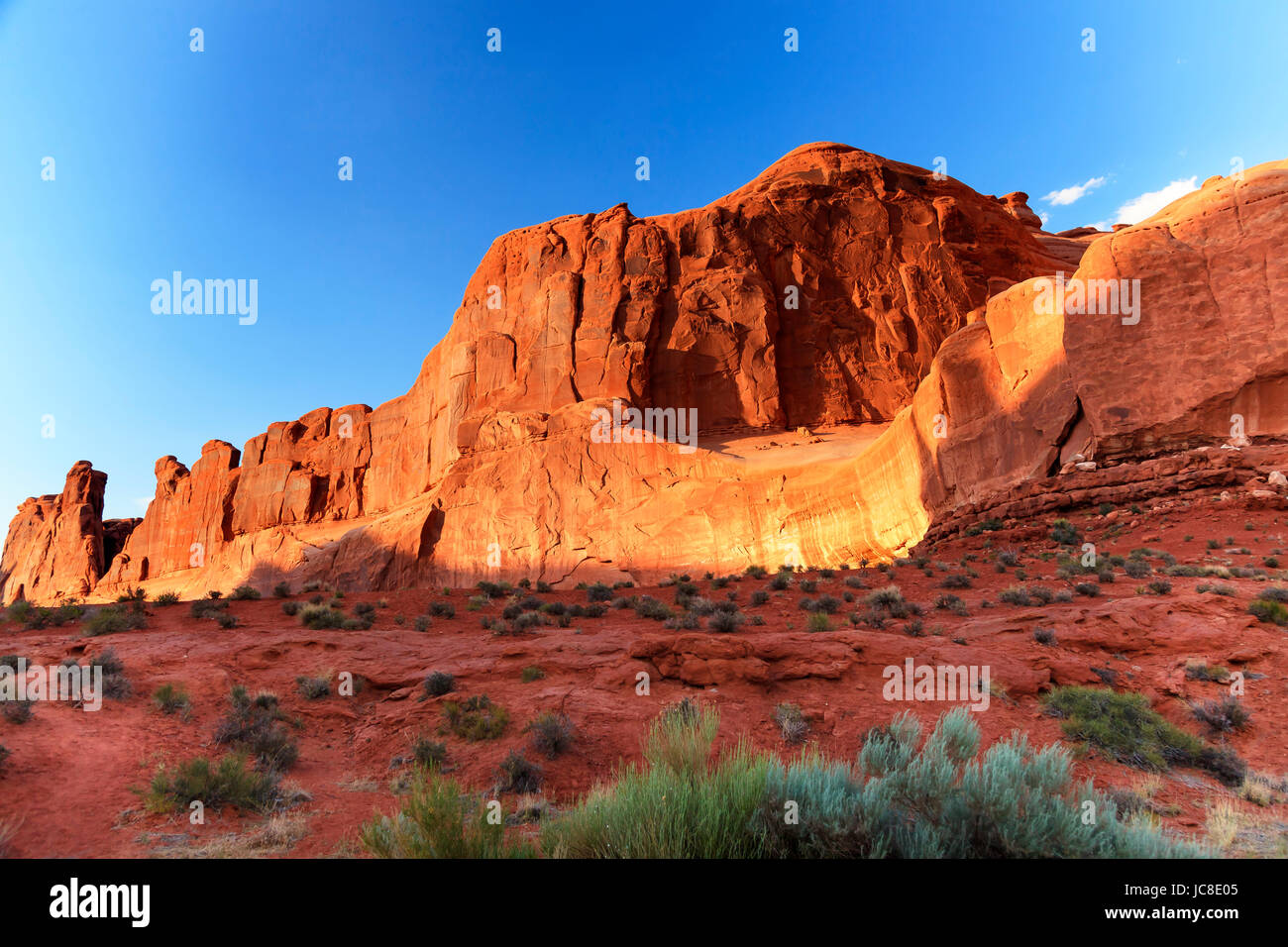 Park Avenue Section Arches National Park Moab Utah USA Southwest ...