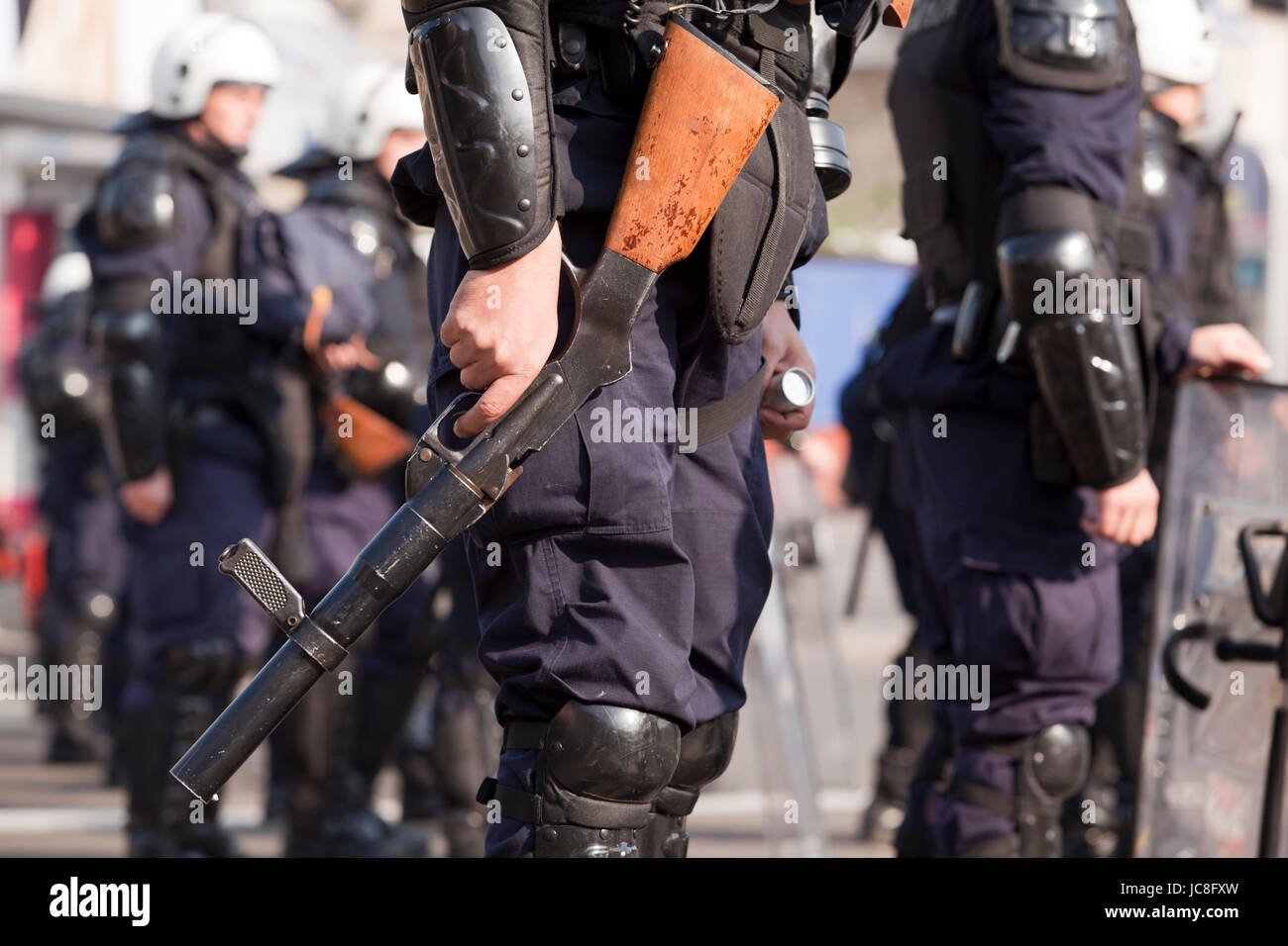 Gas rifle arm weapon hi-res stock photography and images - Alamy