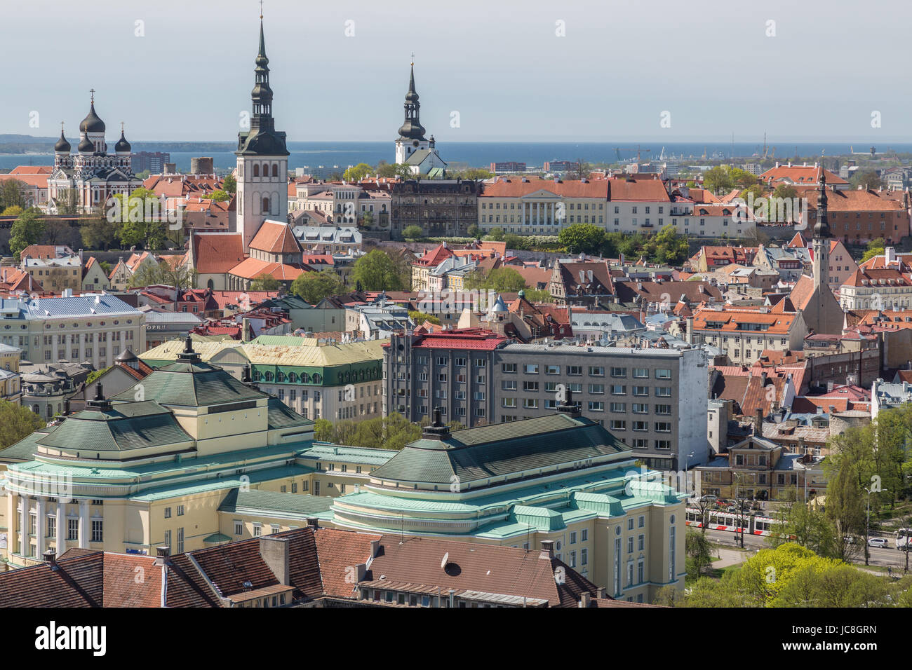 Tallinn city view hi-res stock photography and images - Alamy