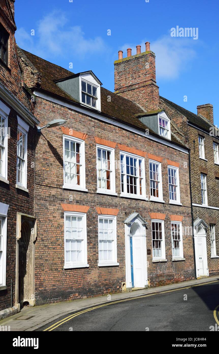 English Traditional Town Street Stock Photo - Alamy