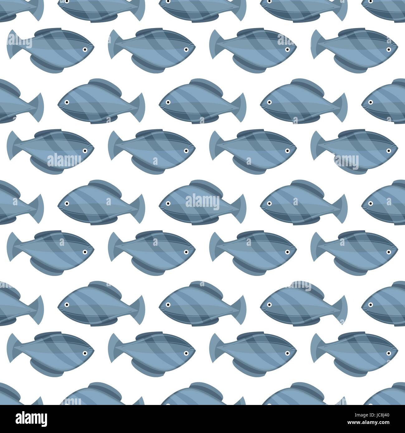 Seamless vintage fish drawings pattern, vector illustration. Engraving ...