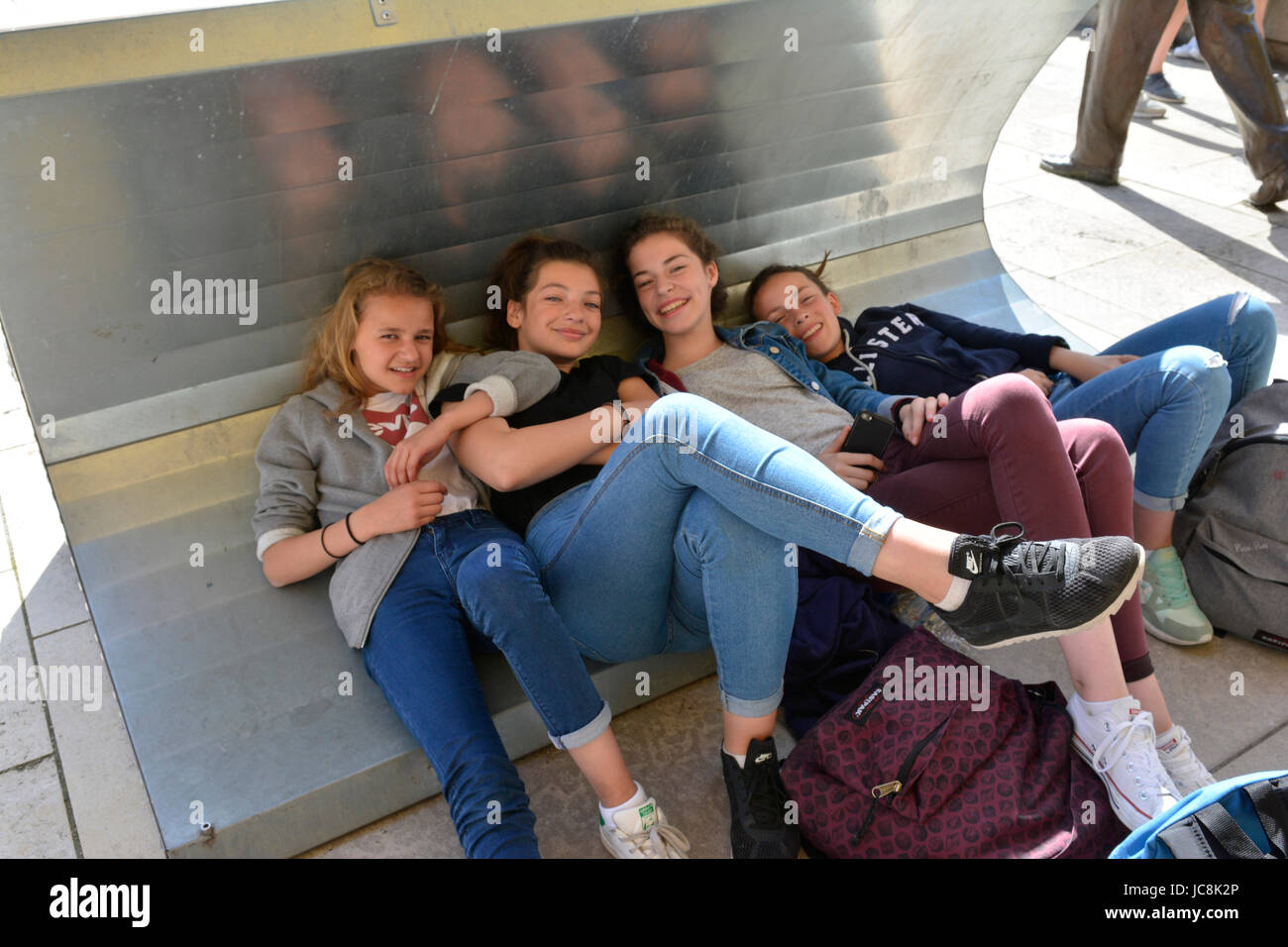 French schools student overseas exchange hi-res stock photography and ...