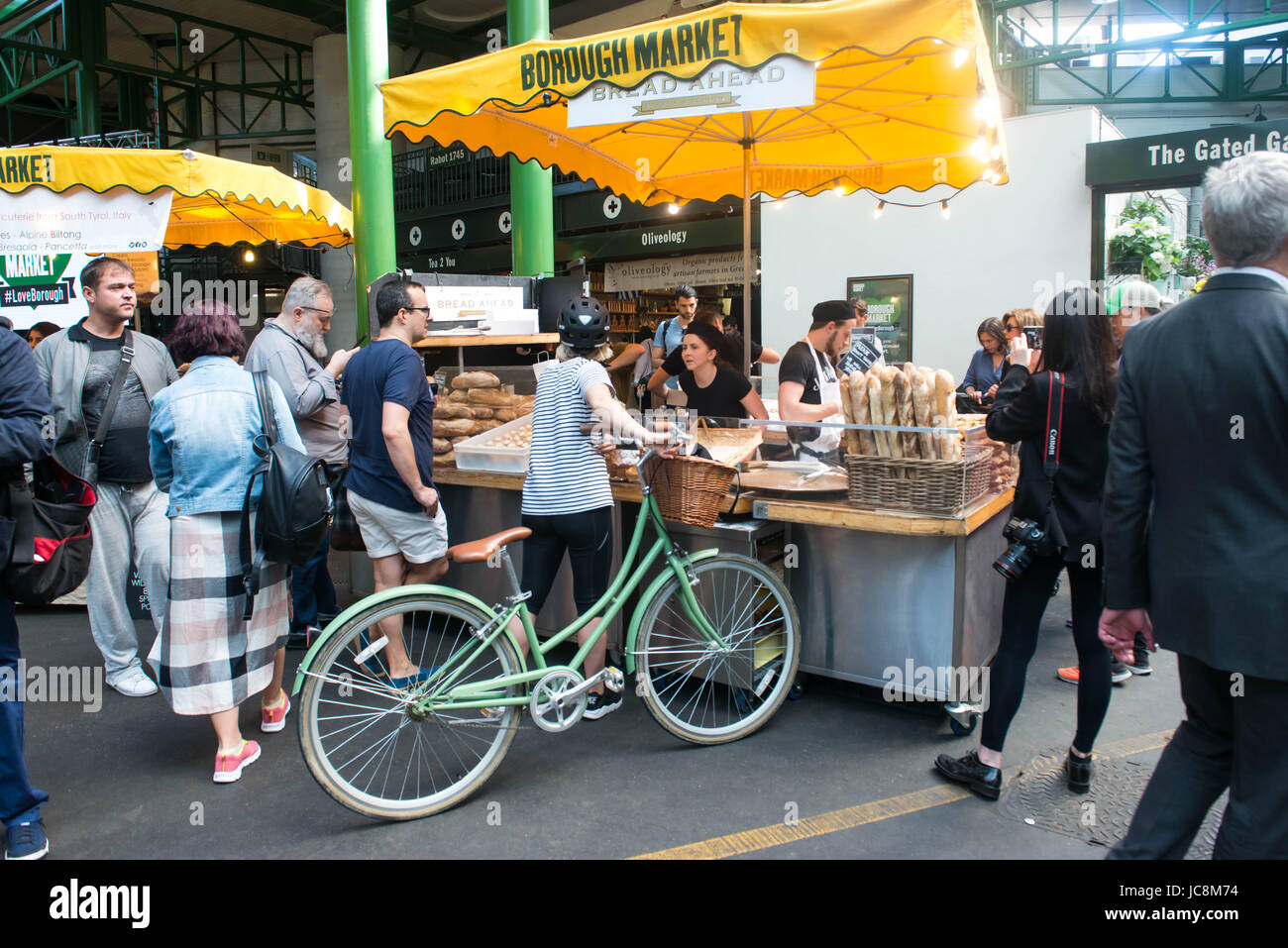 London, UK. 14th June, 2017. Borough Market open to the public ...