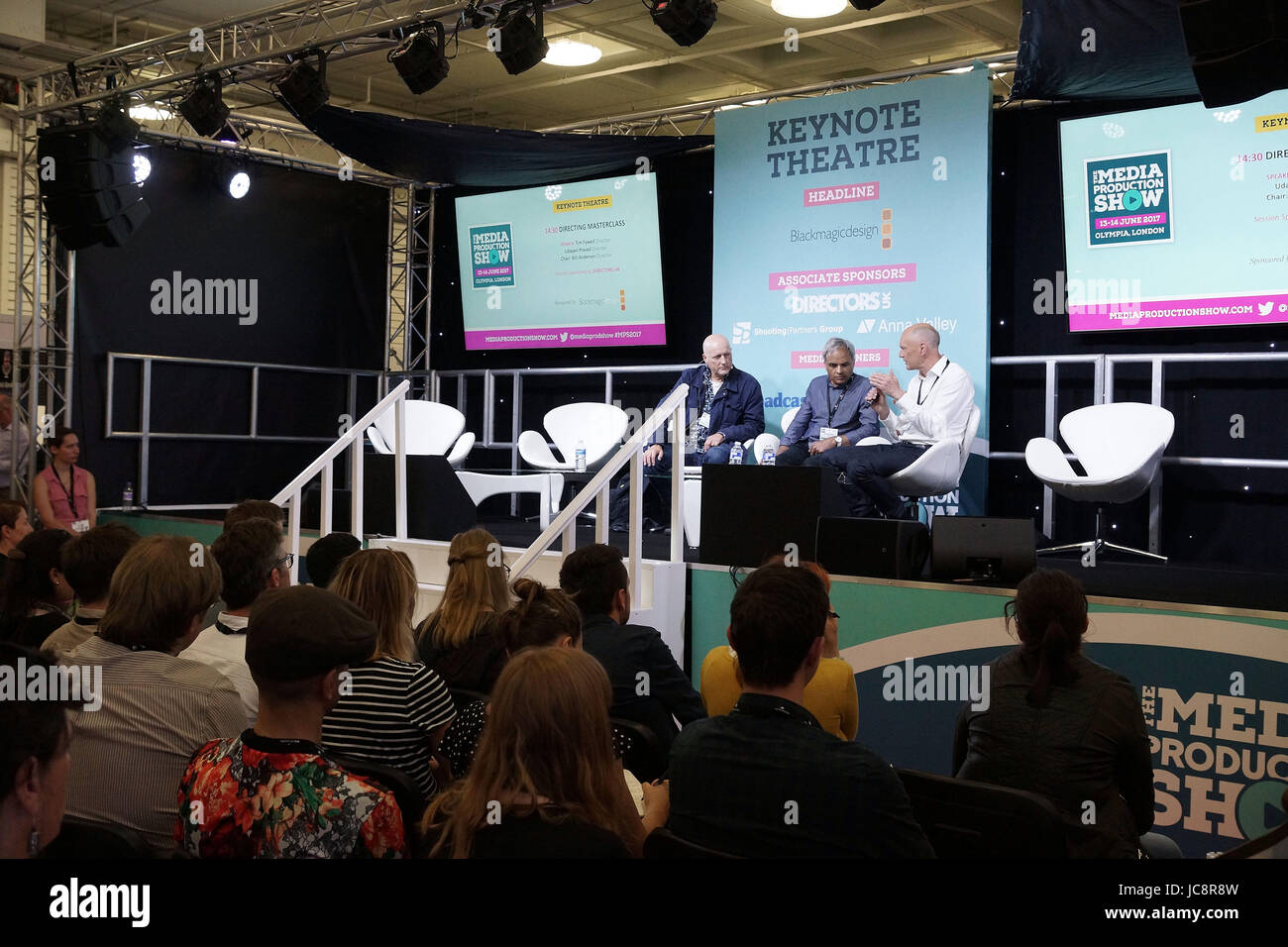 London, England. 14 June 2017. The Media Production SHow at Olympia ...