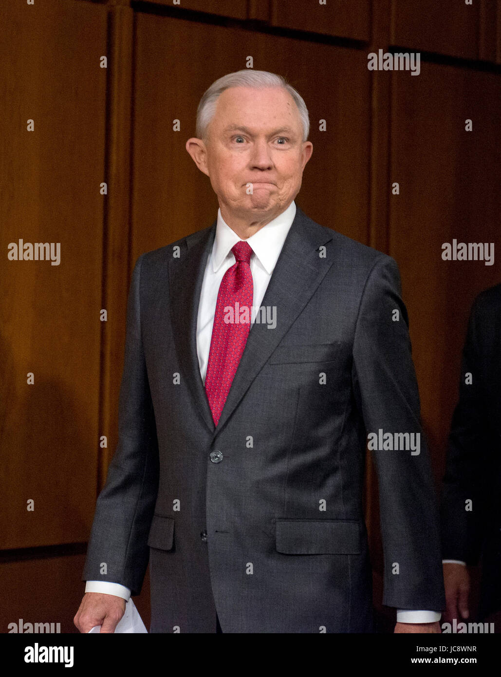 United States Attorney General Jeff Sessions arrives to give testimony ...
