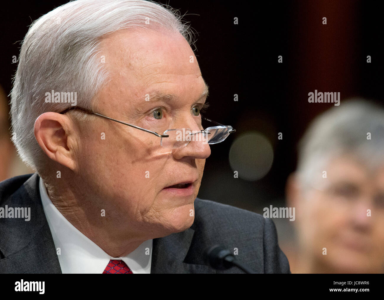 United States Attorney General Jeff Sessions gives testimony before the ...