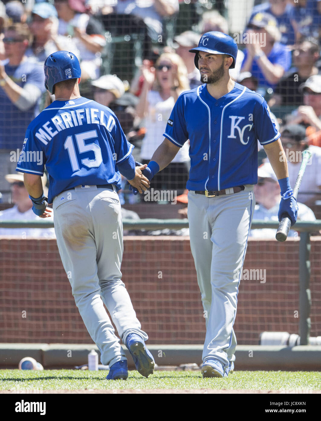 San Francisco, California, USA. 14th June, 2017. Kansas City Royals ...
