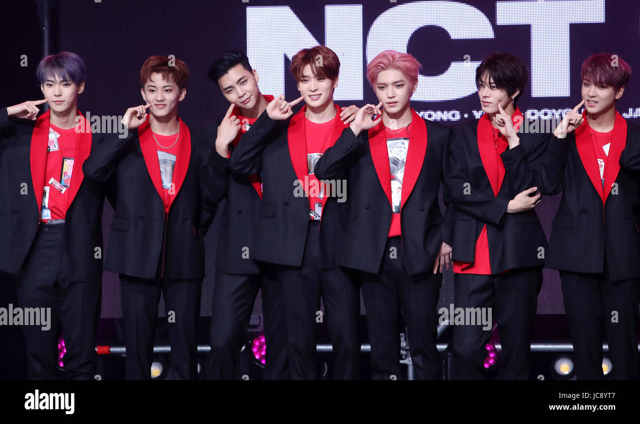 S. Korean boy group NCT 127 South Korean boy group NCT 217 poses for a ...