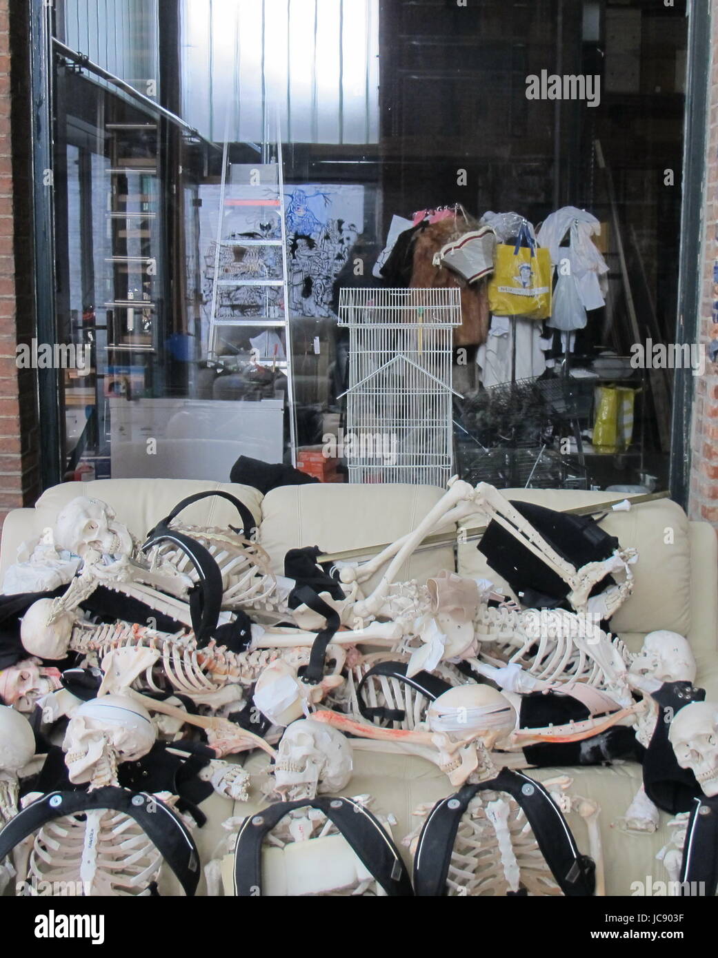 Antwerp, Belgium. 27th Apr, 2017. View of the entrance of the ...