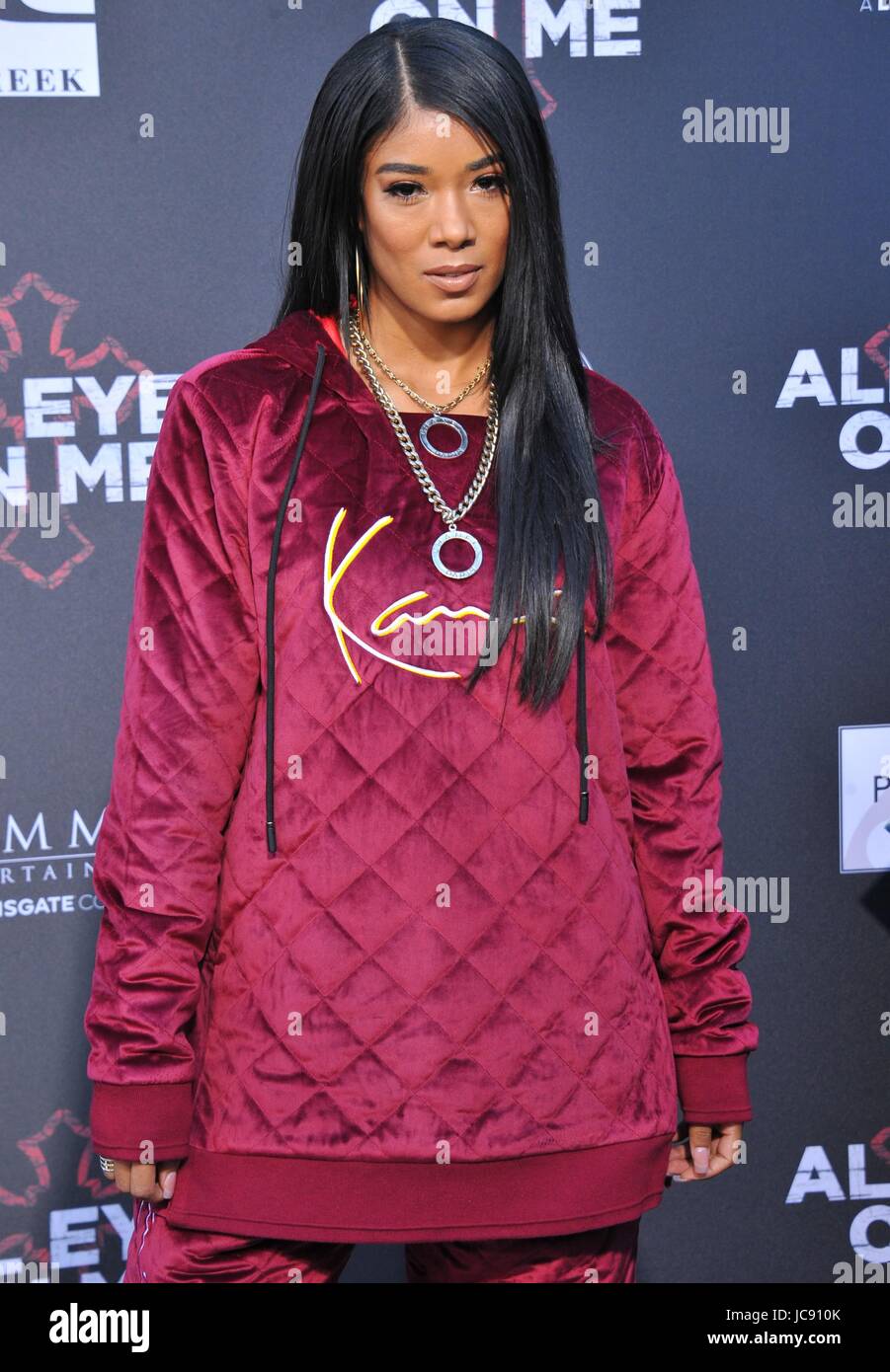 Los Angeles, CA, USA. 14th June, 2017. Mila J at arrivals for ALL EYEZ ...
