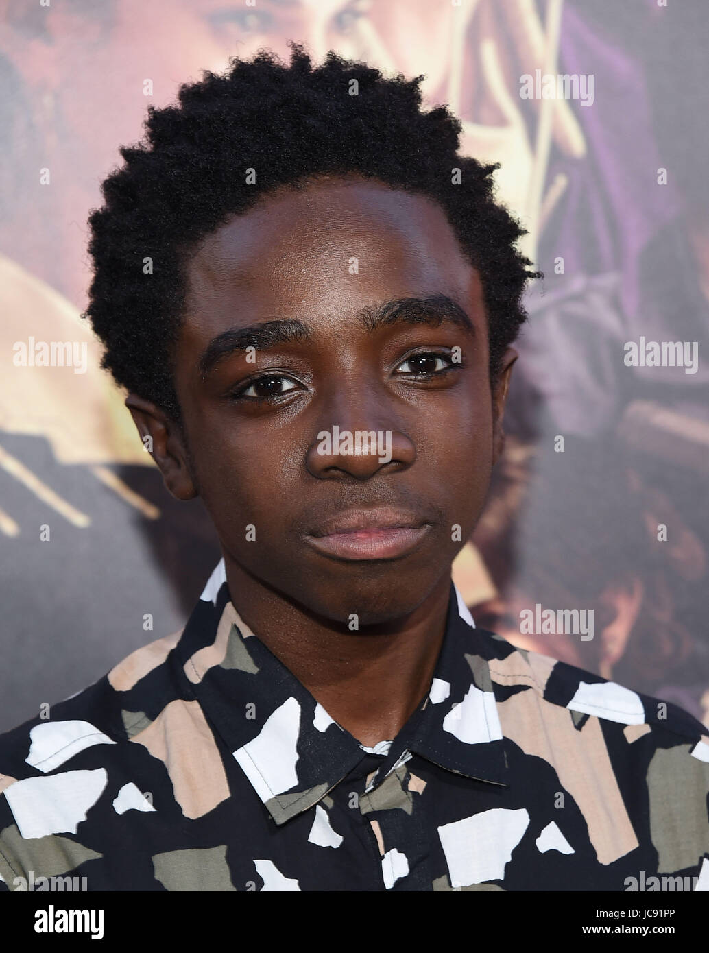 Los Angeles, California, USA. 14th June, 2017. Caleb McLaughlin arrives for the premiere of the ...