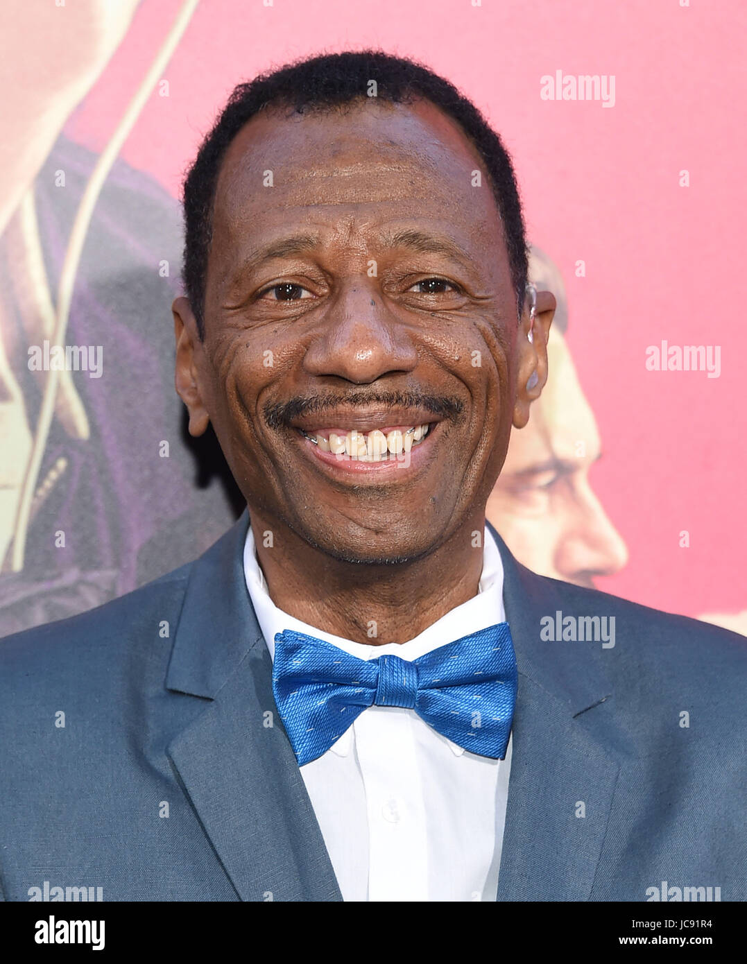 Los Angeles, California, USA. 14th June, 2017. CJ Jones arrives for the ...