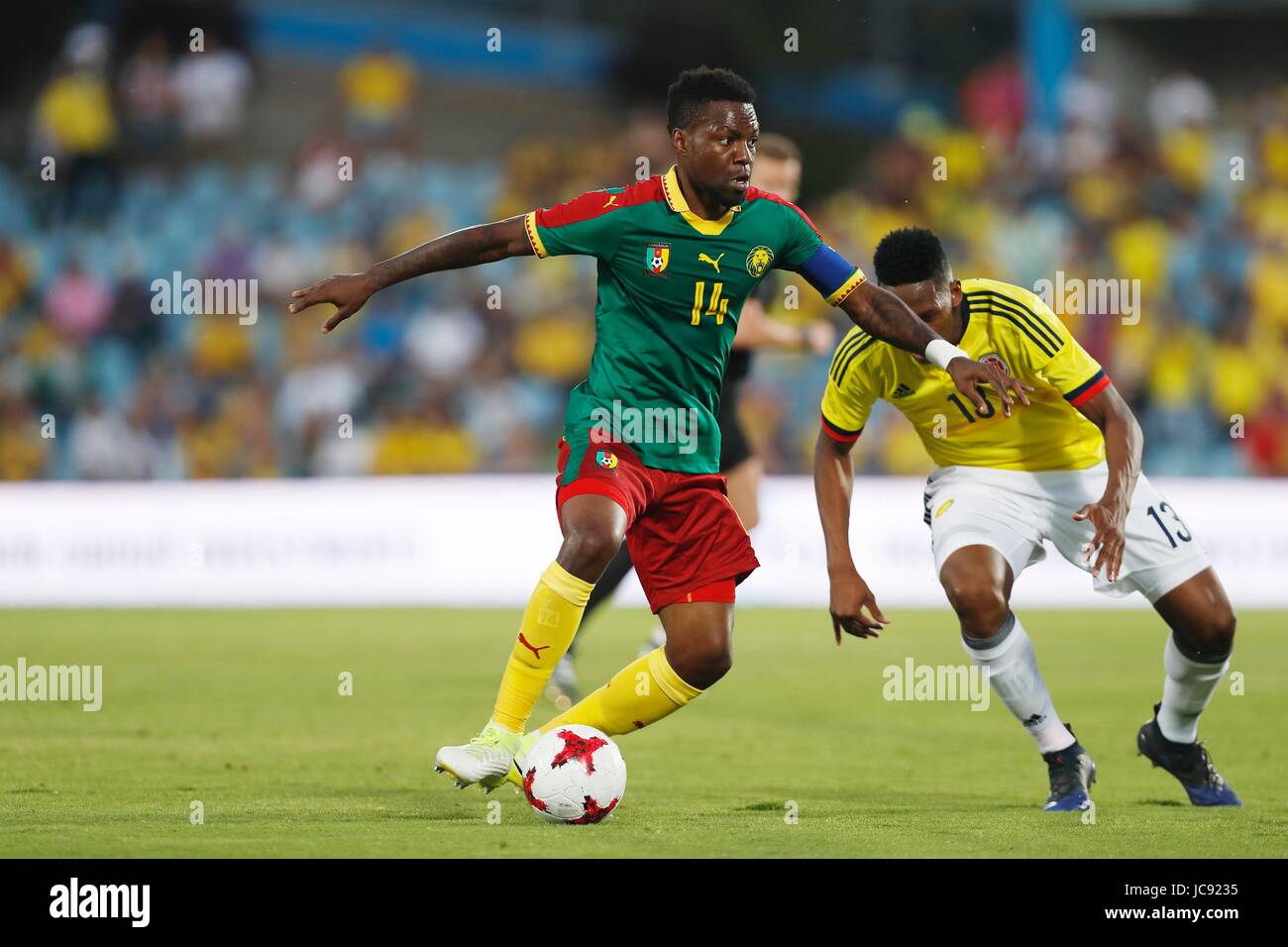 Getafe, Spain. 13th June, 2017. Georges Mandjeck (CMR) Football/Soccer ...
