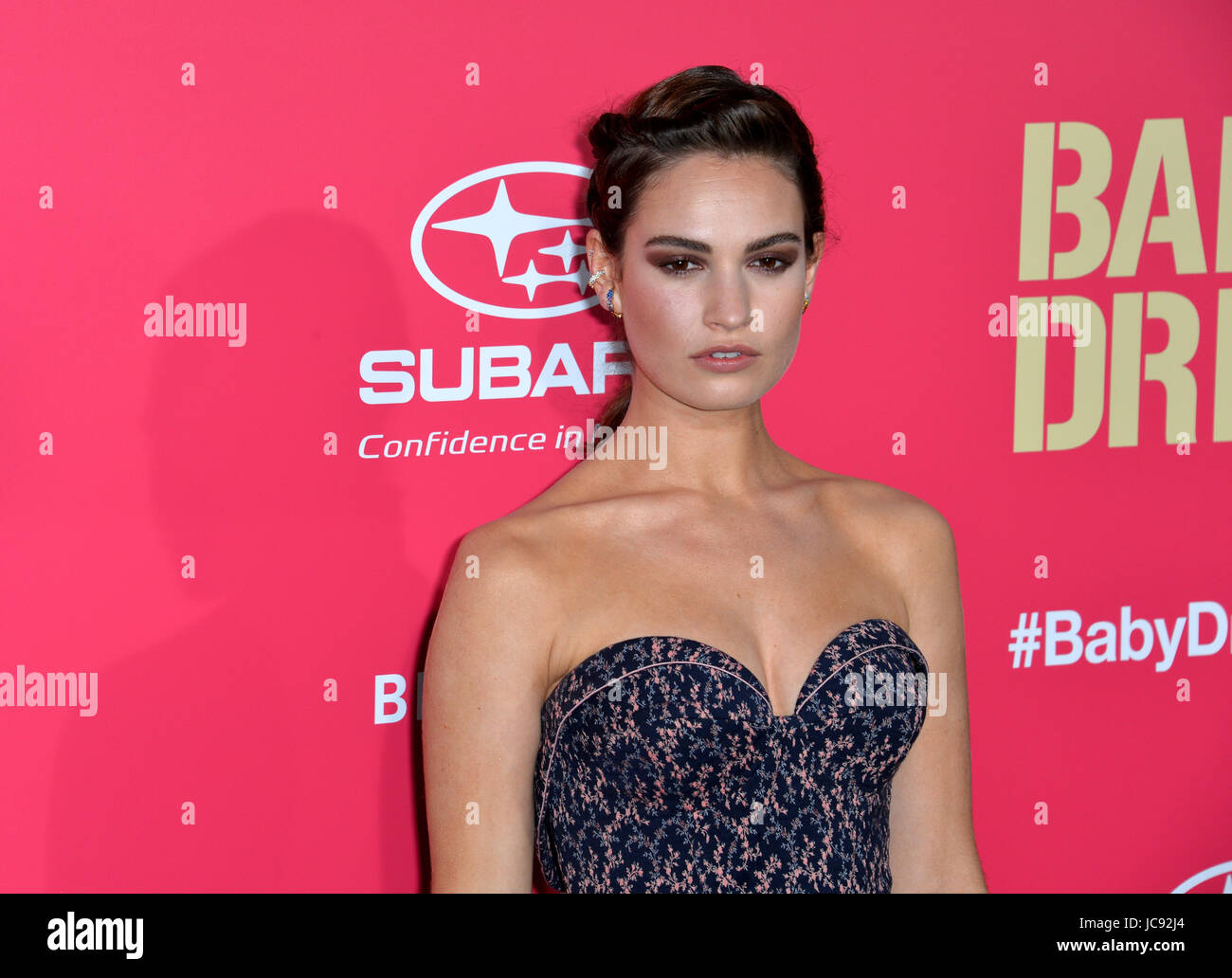 Lily james baby driver hi-res stock photography and images - Alamy