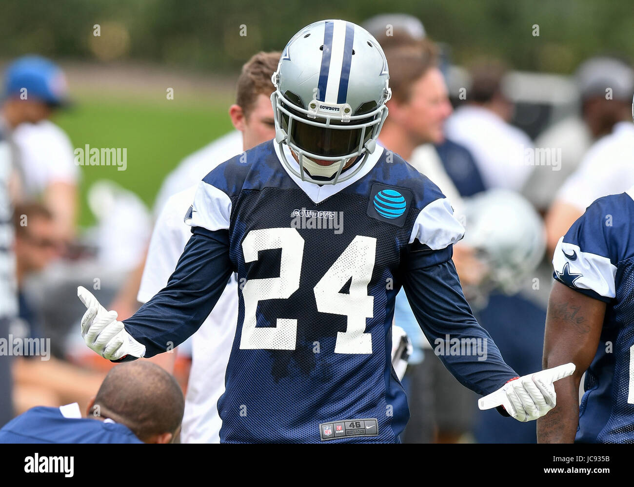 June 14th, 2017: .Dallas Cowboys corner back Nolan Carroll (24) during ...