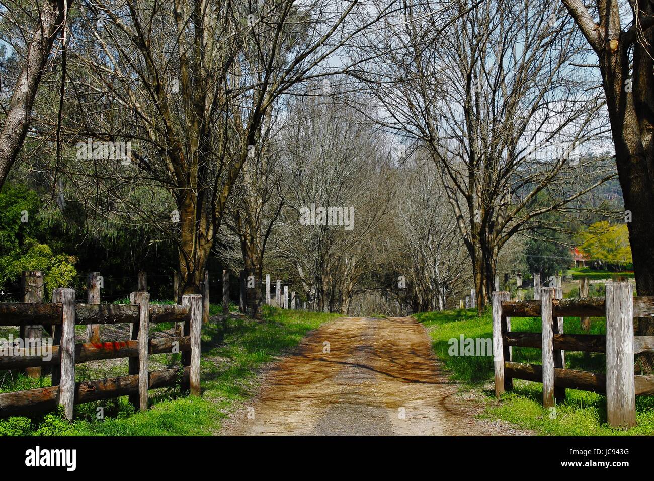Farm with driveway hi-res stock photography and images - Alamy