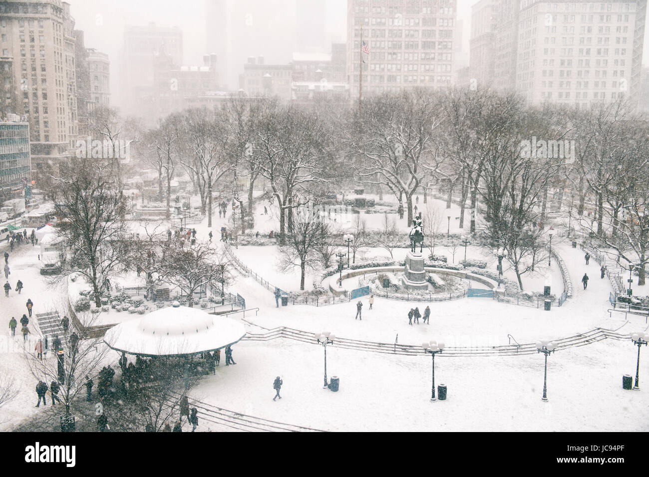 New york winter streets hi-res stock photography and images - Alamy