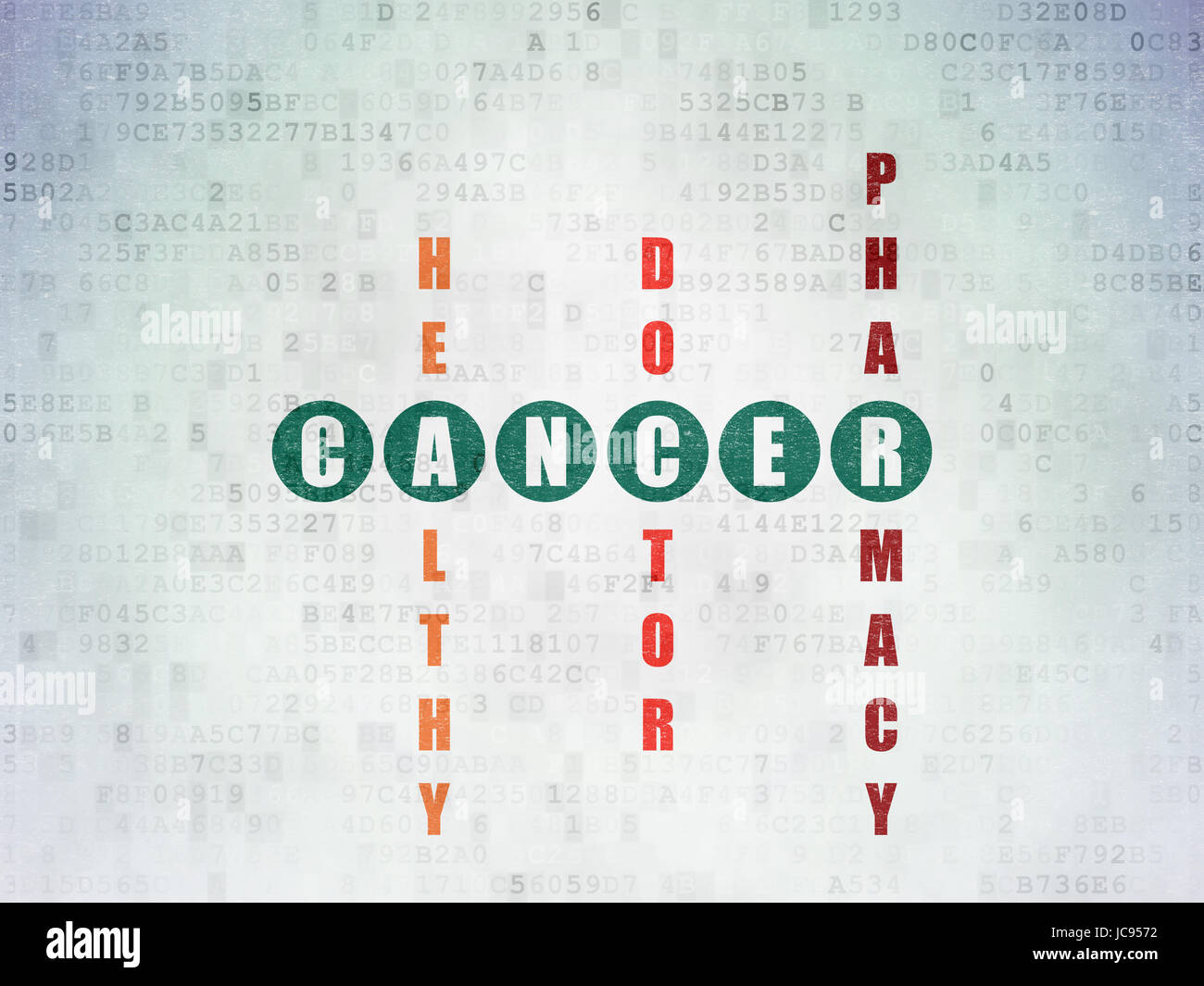 Health concept: Cancer in Crossword Puzzle Stock Photo - Alamy