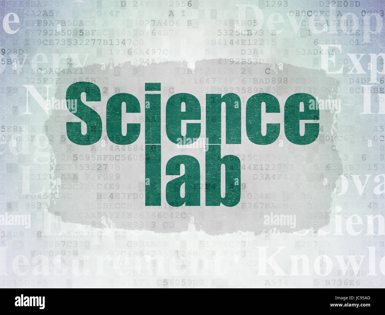 Science concept: Science Lab on Digital Data Paper background Stock ...
