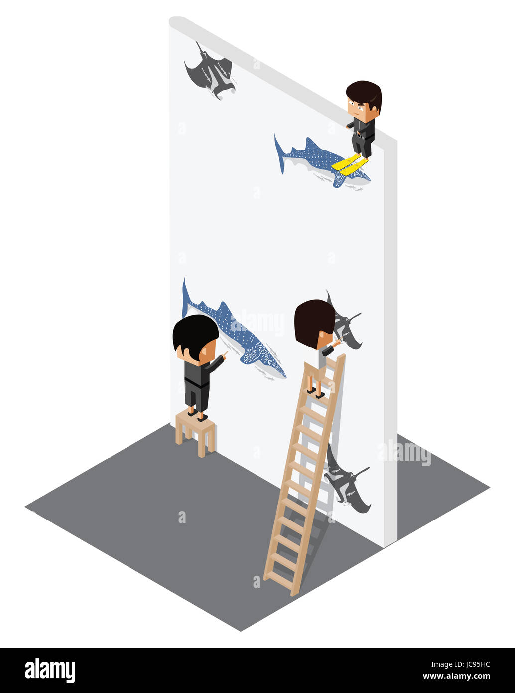 Isometric drawing hi-res stock photography and images - Alamy