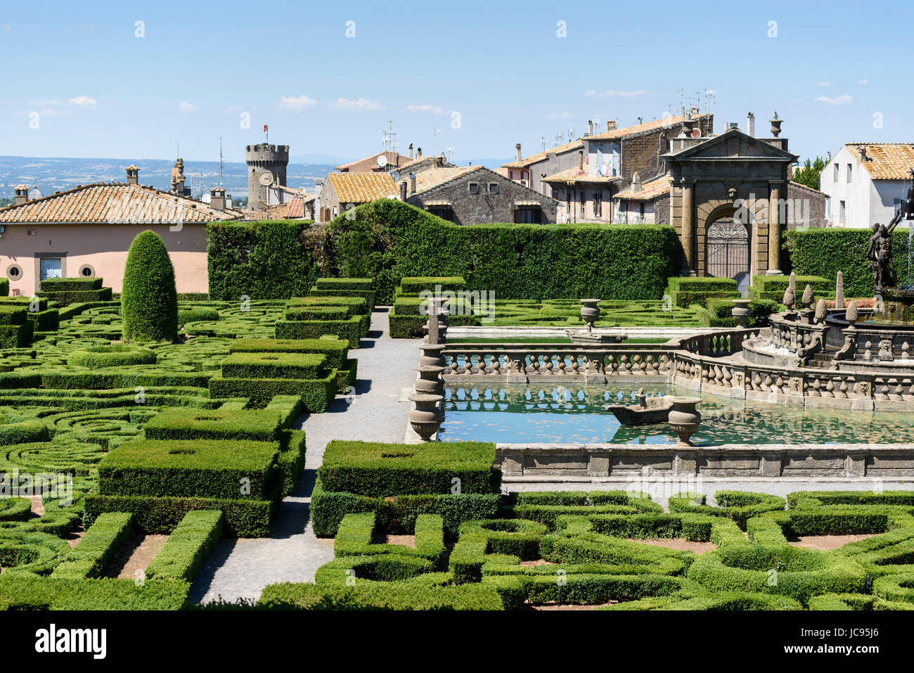 Bagnaia. Viterbo. Italy. 16th century Mannerist style Villa Lante and ...