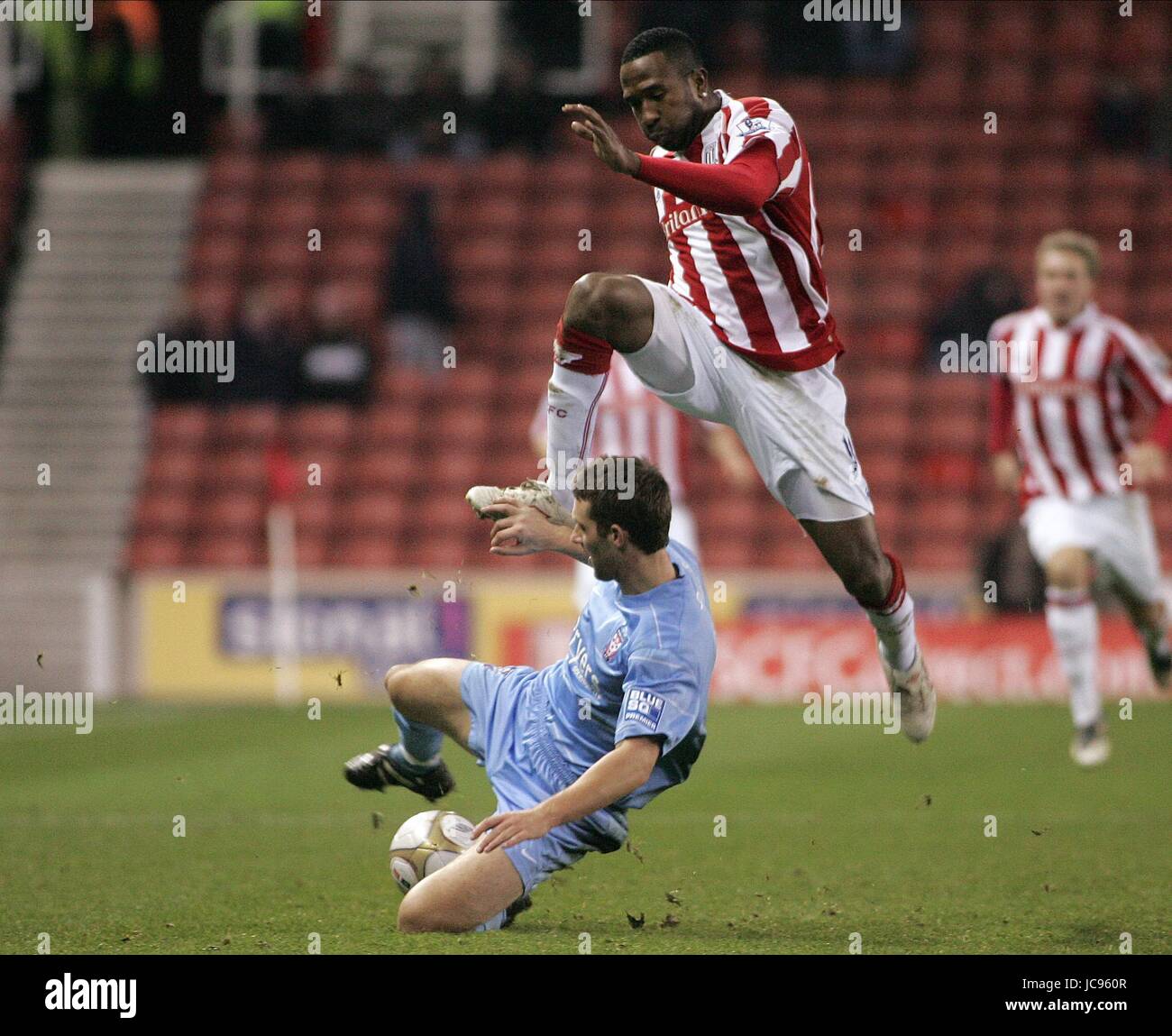 LUKE GRAHAM & RICARDO FULLER STOKE CITY V YORK CITY BRITANNIA STADIUM ...
