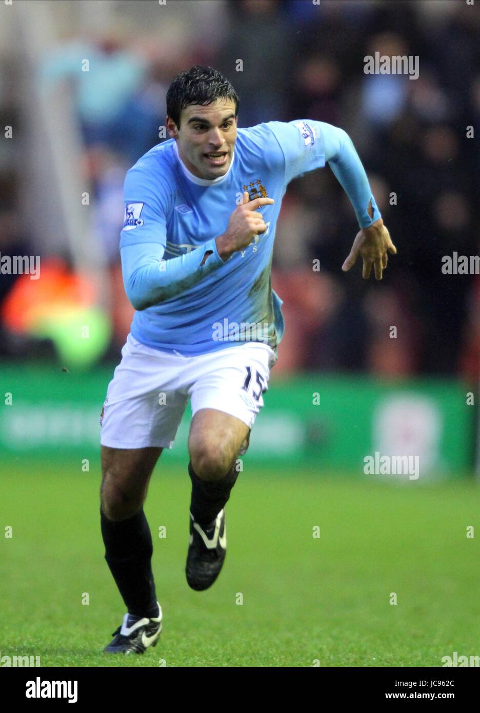JAVIER GARRIDO MANCHESTER CITY FC RIVERSIDE STADIUM MIDDLESBROUGH ...