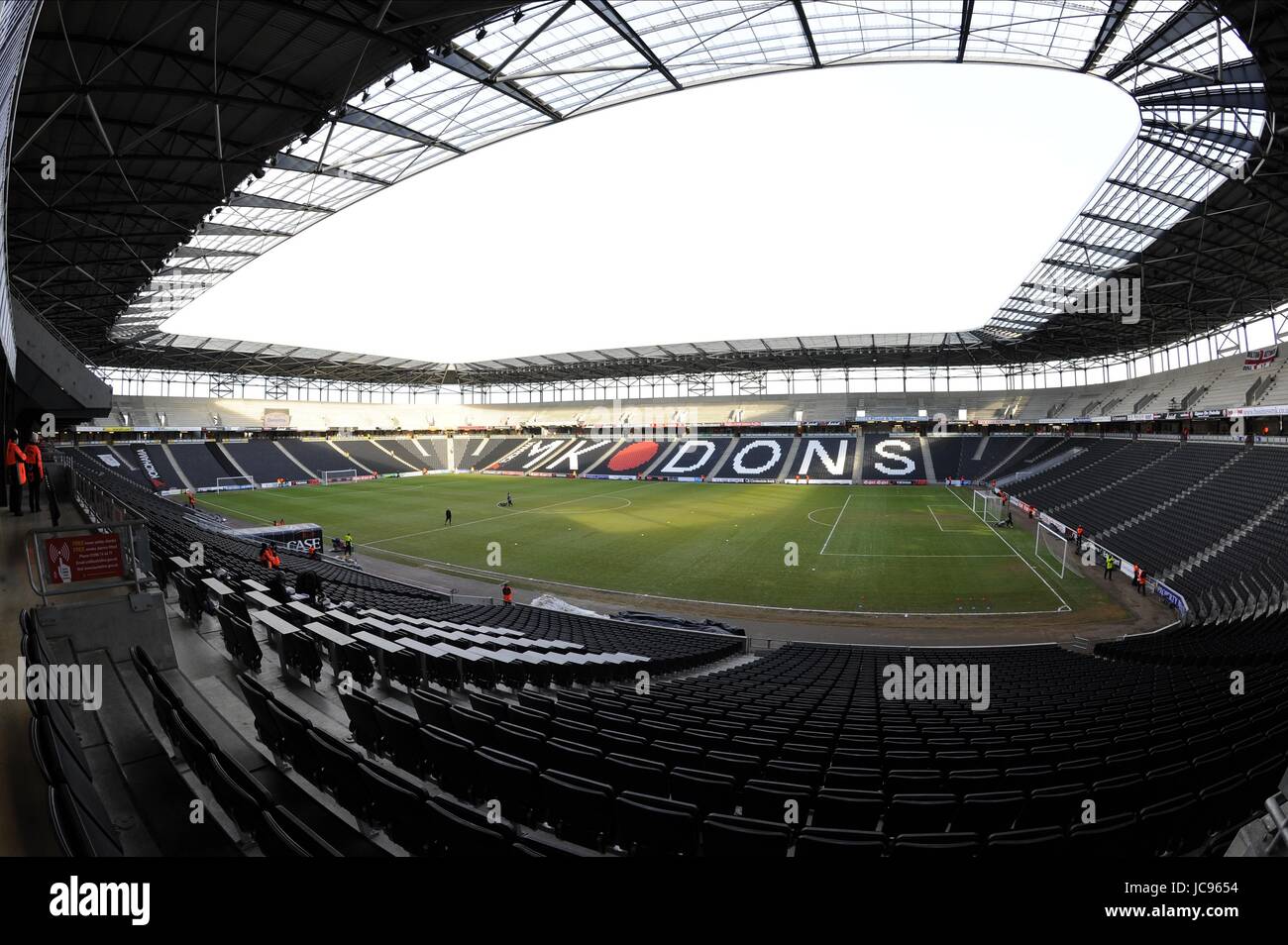 STADIUM MK VIEW MK DONS V BURNLEY STADIUM MK MILTON KEYNES ENGLAND 02 ...
