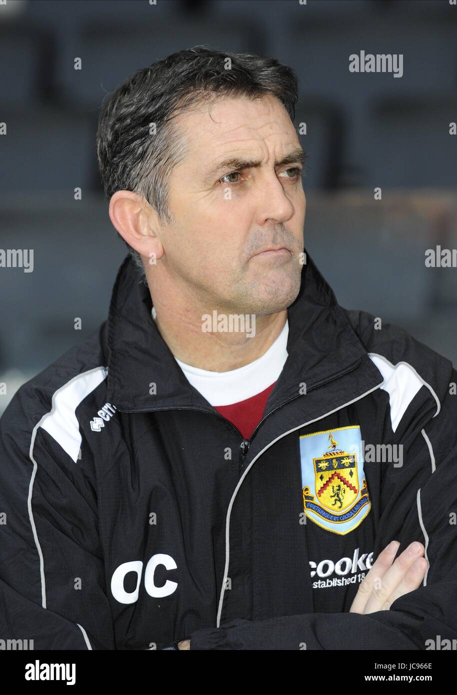 OWEN COYLE BURNLEY FC MANAGER STADIUM MK MILTON KEYNES ENGLAND 02 ...