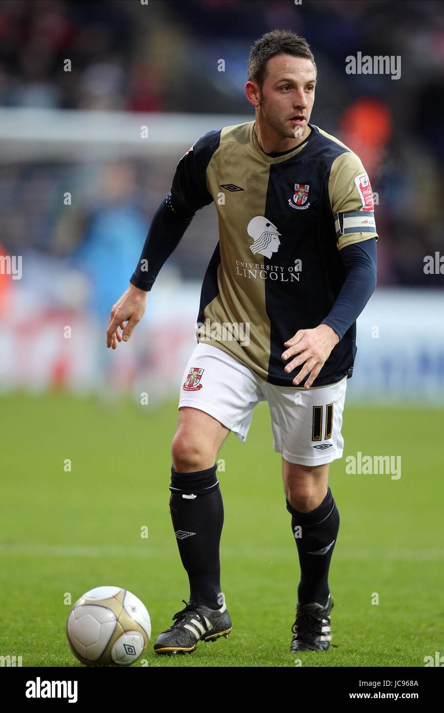 SCOTT KERR LINCOLN CITY FC REEBOK STADIUM BOLTON ENGLAND 02 January ...